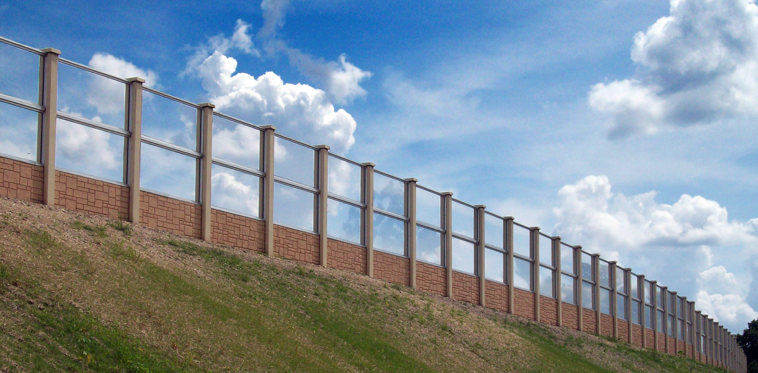 Transparent Noise Barriers and Noise Walls | Durisol Noise Barriers