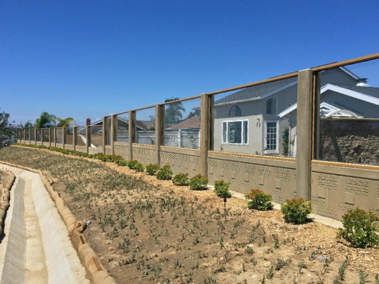 Transparent Ready-Fit Noise Wall Panels | Durisol Noise Barriers