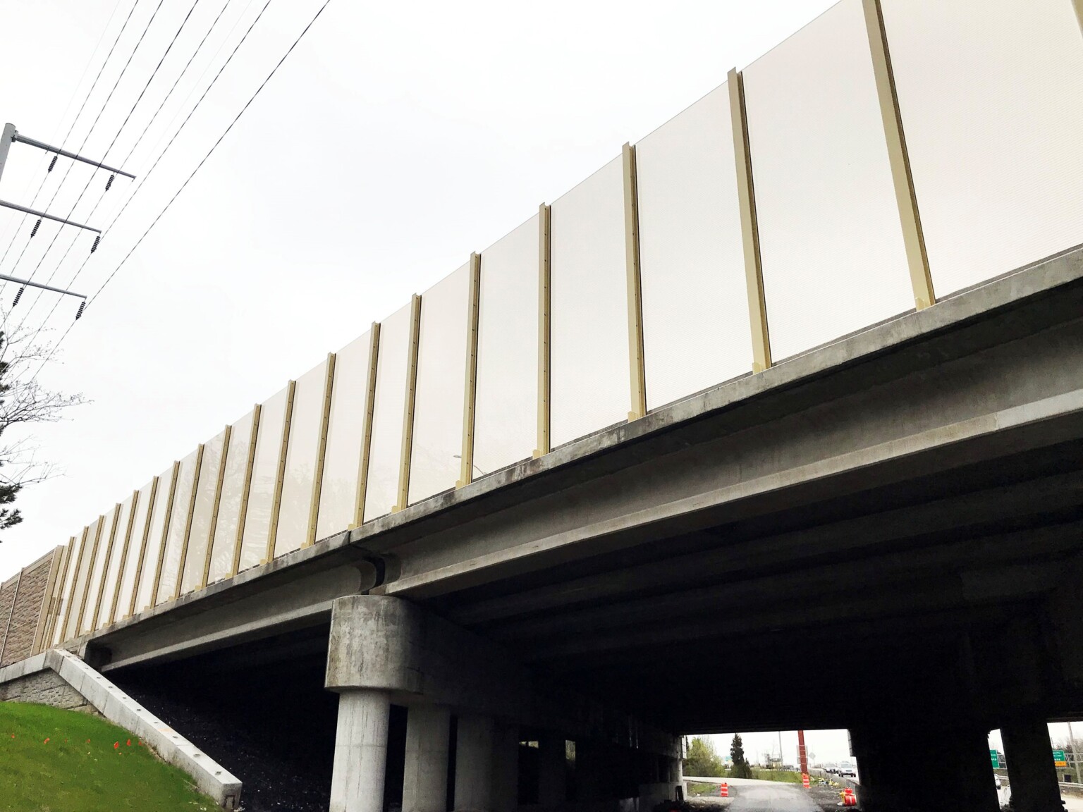 Transparent Noise Barriers and Noise Walls | Durisol Noise Barriers