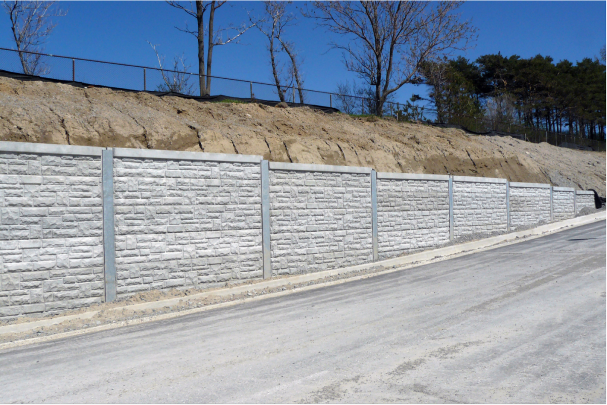 Durisol Narrow Footprint Retaining Wall System