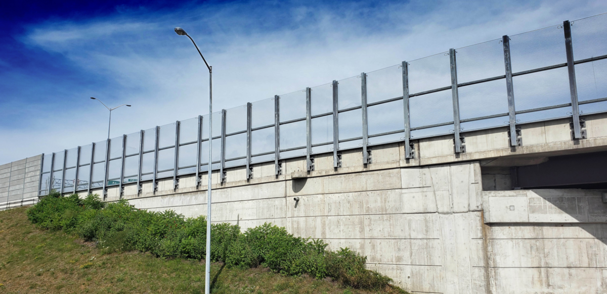 Durisol MASH TL-4 Crash Tested Transparent Noise Barrier System ...