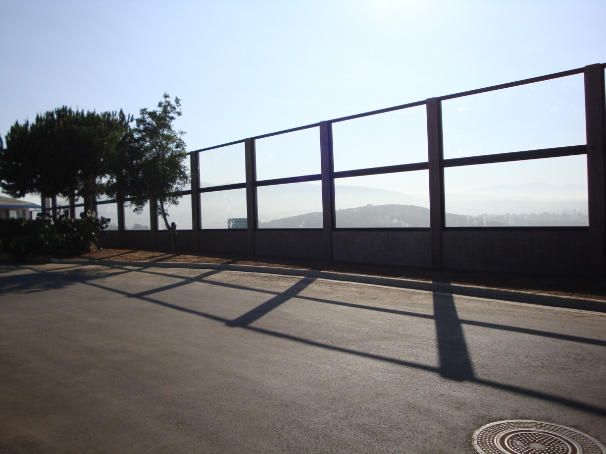 Transparent Ready-Fit Noise Wall Panels | Durisol Noise Barriers