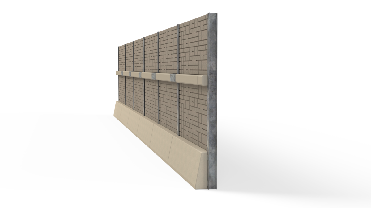 Durisol MASH TL-4 Crash Tested Precast Noise Barrier | Durisol Noise ...