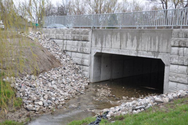 Dodd's Creek Culvert & Retaining Wall - St. Thomas, ON • Durisol Noise ...