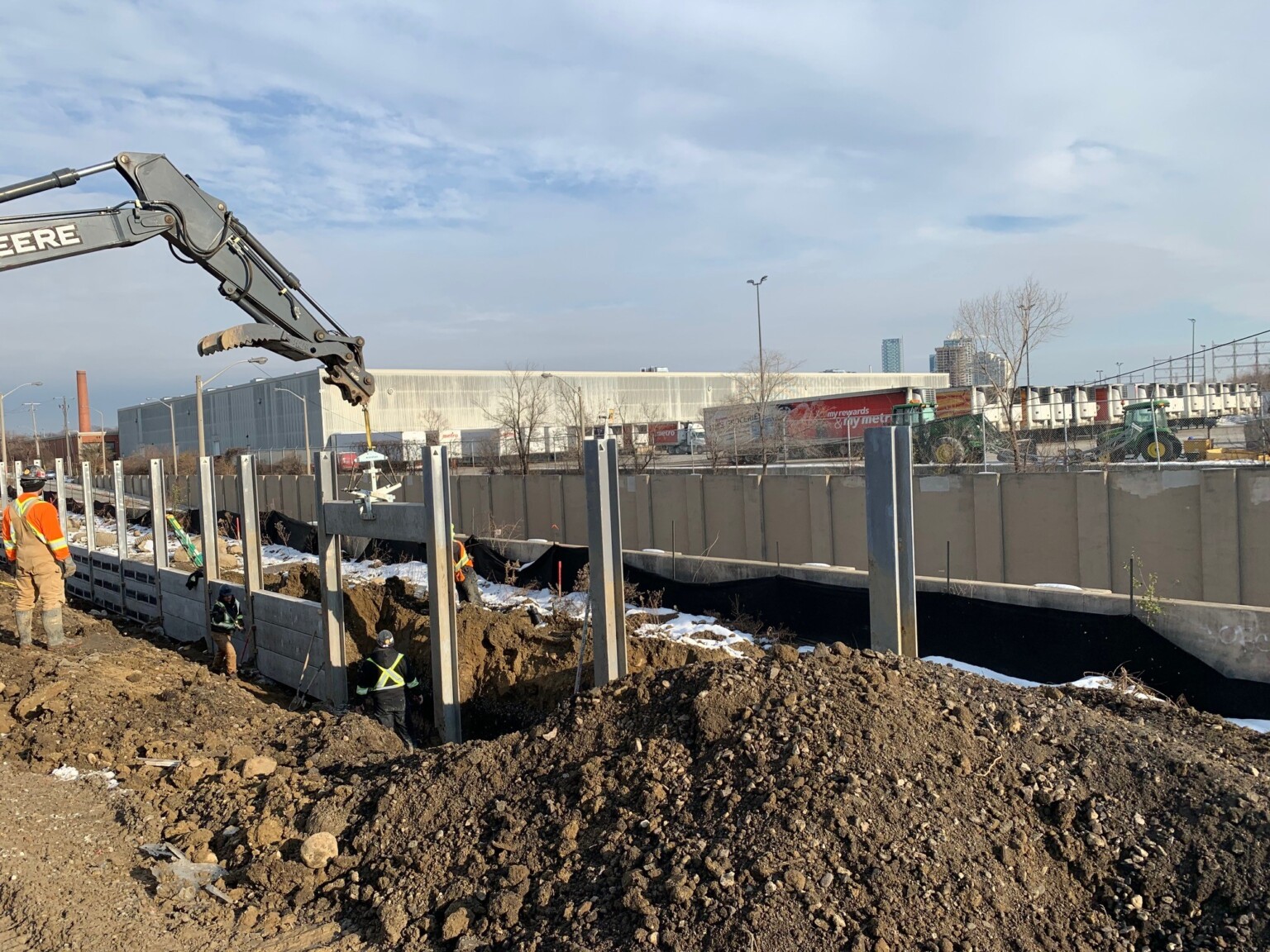 Durisol Hybrid Retaining Wall System